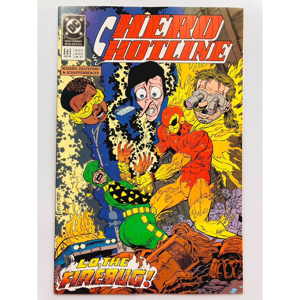 Hero Hotline 5 Comic Book Published Aug 1989 by DC Comics Written by ...