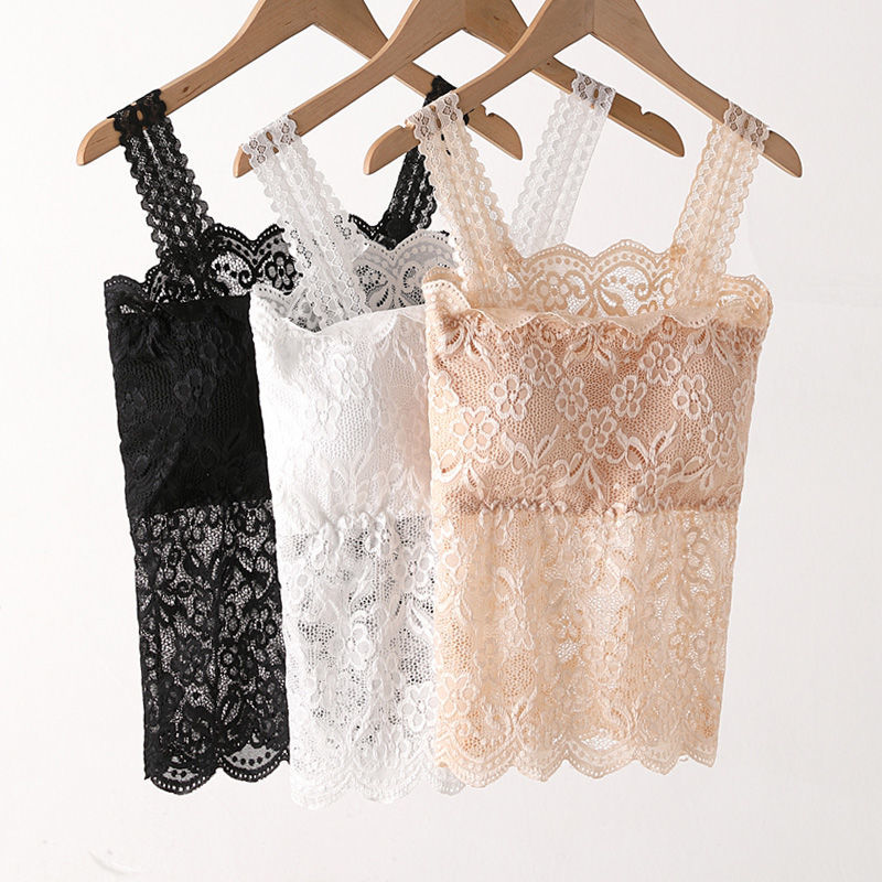 2021 new Lace Small Sling Vest Women's Inner Wear Spring Summer Design ...