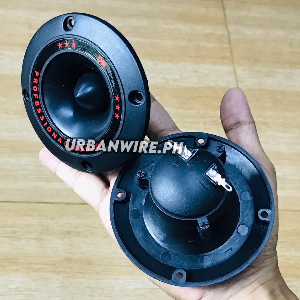 🟦【BLACK】Round Shaped Piezo Tweeter 700W Heavy Duty 🟦 | Shopee Philippines