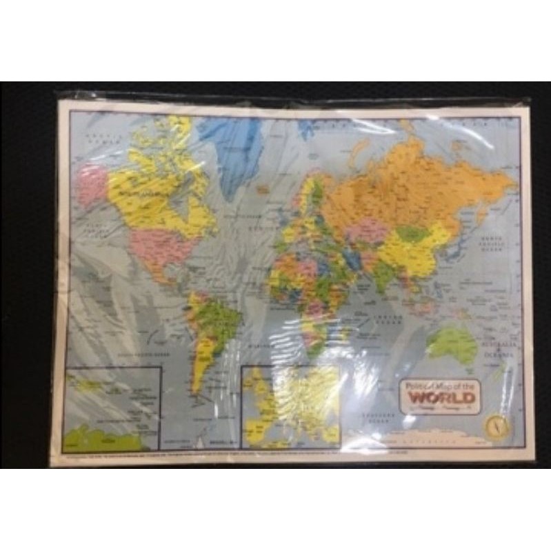 World Map Small Size by 6's and by 12's | Shopee Philippines