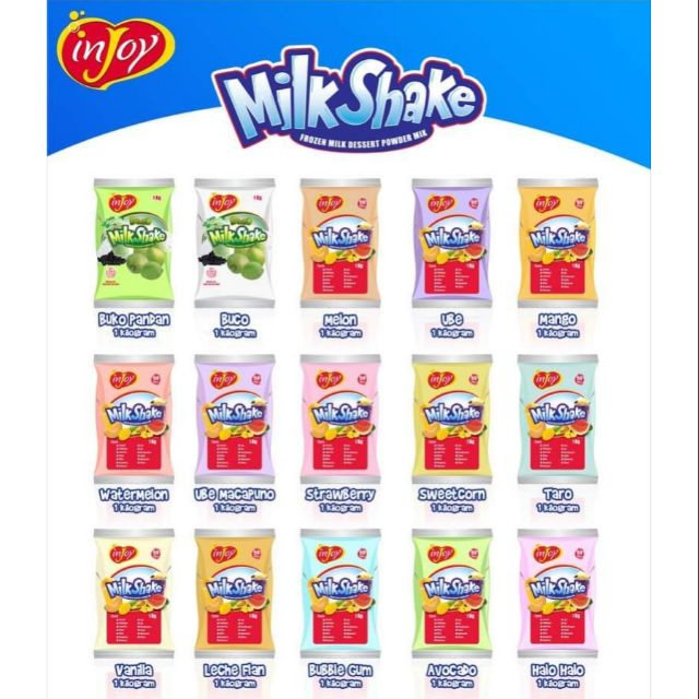Injoy Milkshake Powder 1kg | Shopee Philippines