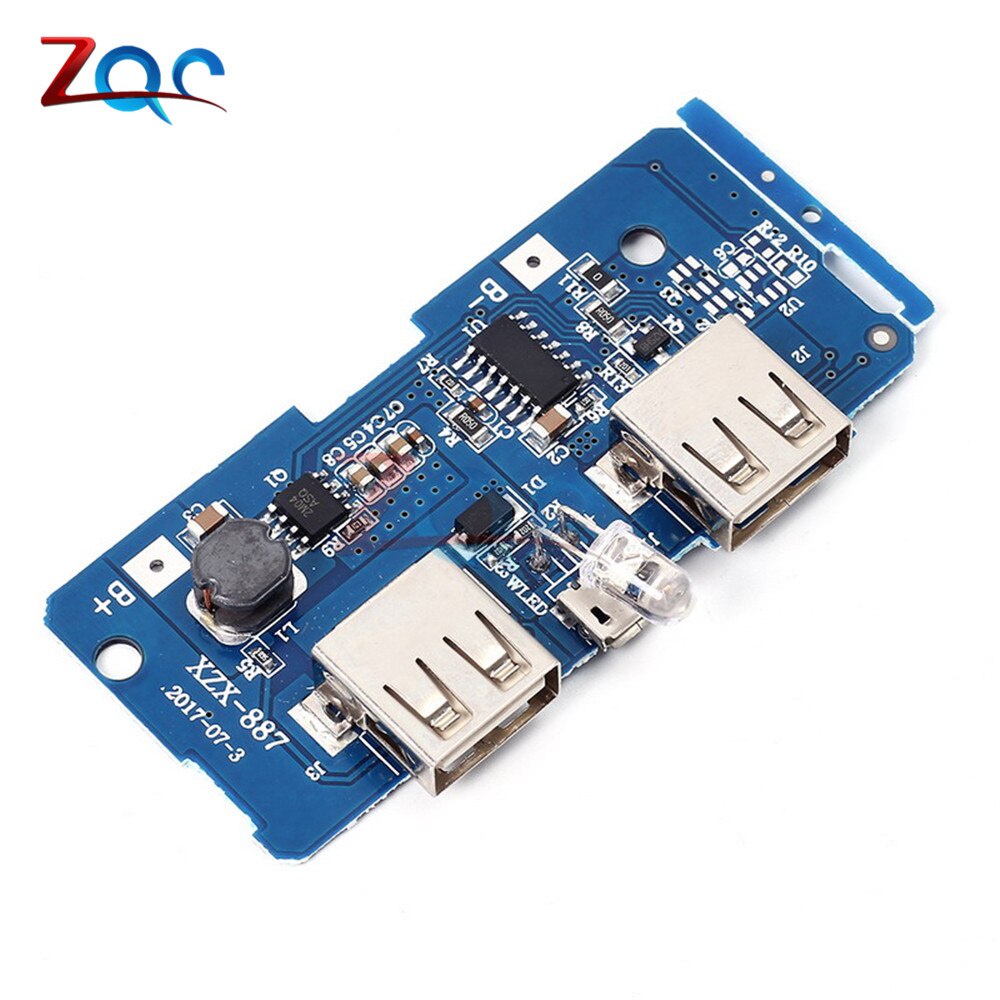 5V 2A Charger Module Charging Circuit Board Step Up Boost Power Supply ...