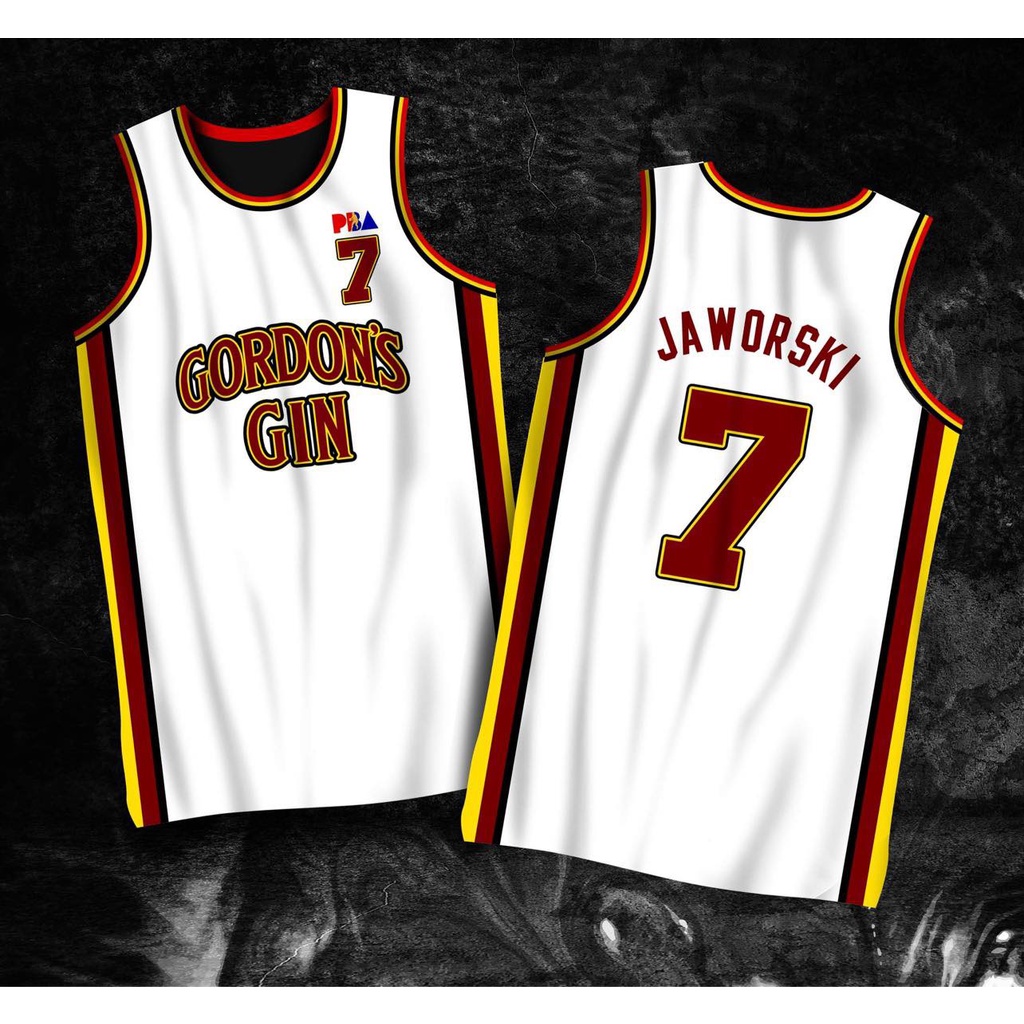 PBA RETRO JERSEY | 1997 GORDON'S GIN ROBERT JAWORSKI #7 JERSEY | FULL ...