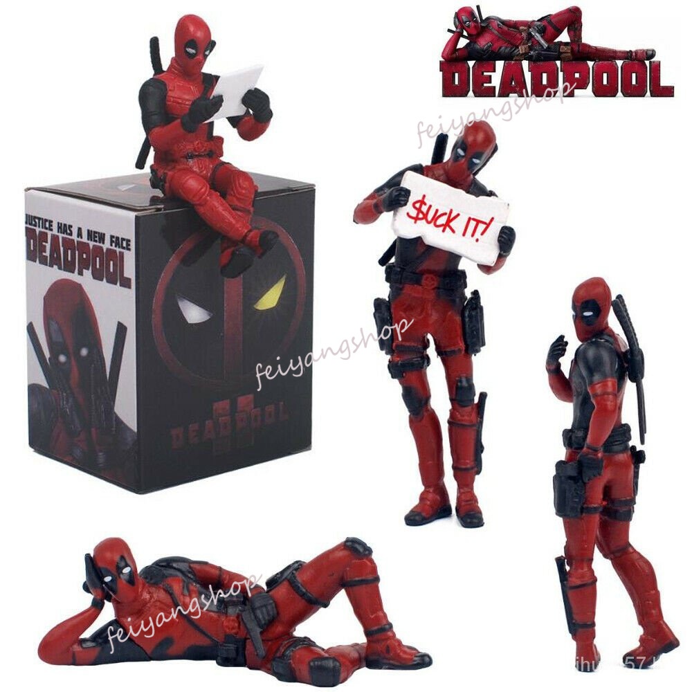 Justice League: Deadpool Avenger Super Hero 7CM Cute Mini Decorate ...