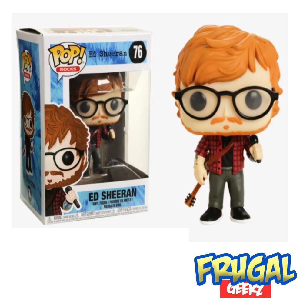 Funko Pop! Rocks Ed Sheeran (Vaulted) Vinyl Figure Collectible #76 ...