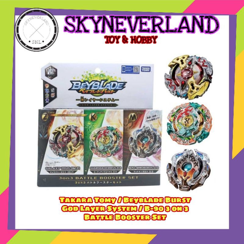 Takara Tomy / Beyblade Burst God Layer System / B-90 3 on 3 Battle ...