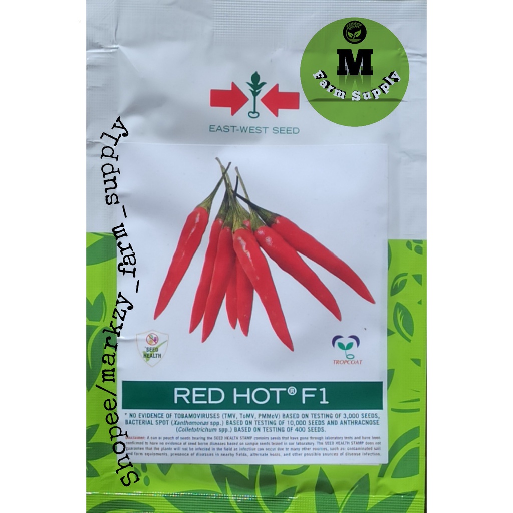 East-West Seeds Hot Pepper Red Hot F1 Asenso pack | Shopee Philippines