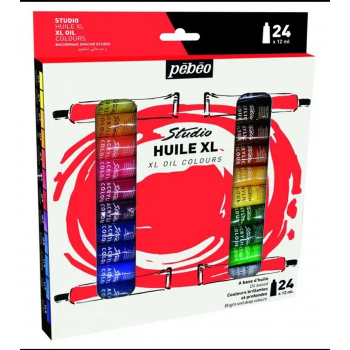Pebeo ( OIL color ) 24 colors | Shopee Philippines