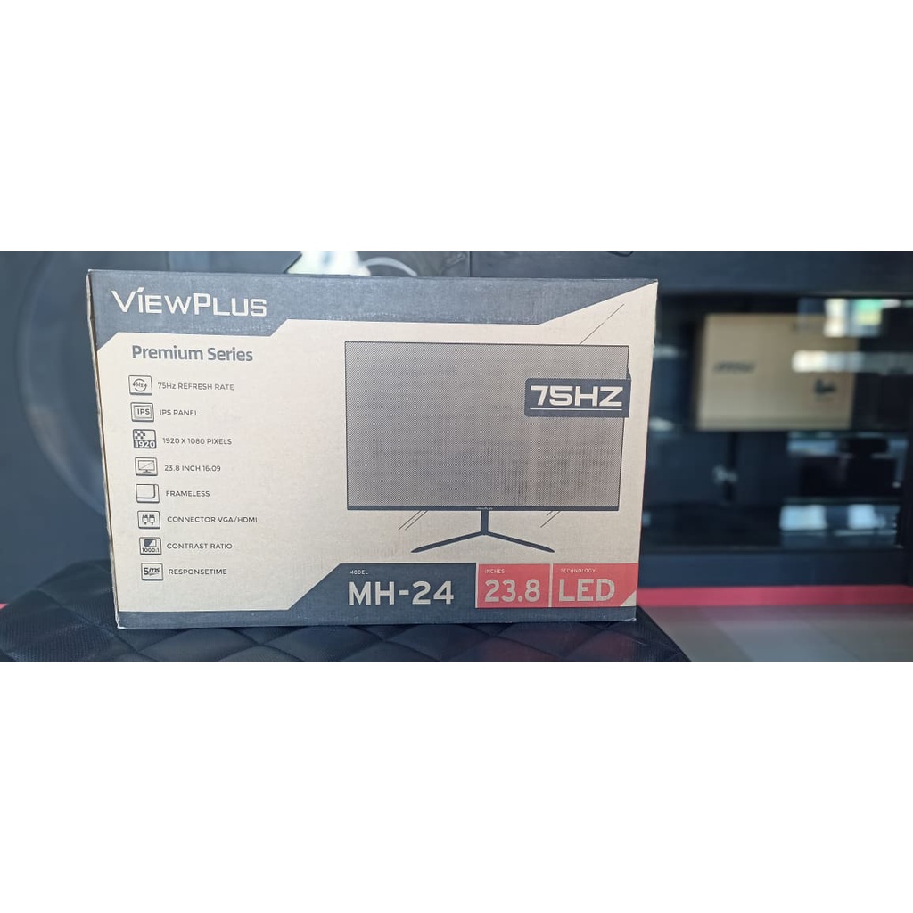 Viewplus MM-24 / MH-24 24" 75Hz IPS Monitor FLAT | Shopee Philippines