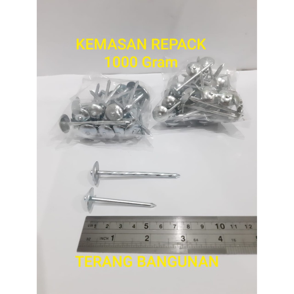 Asbestos Nails/Umbrella Nails/Zinc Nails 5CM And 7CM (REPACK 1000gram ...