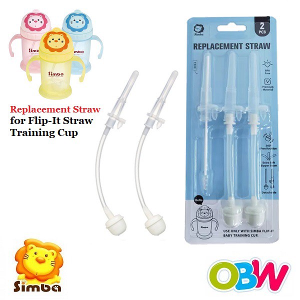 Simba Flip-It Straw Training Cup Straw Replacement | Shopee Philippines
