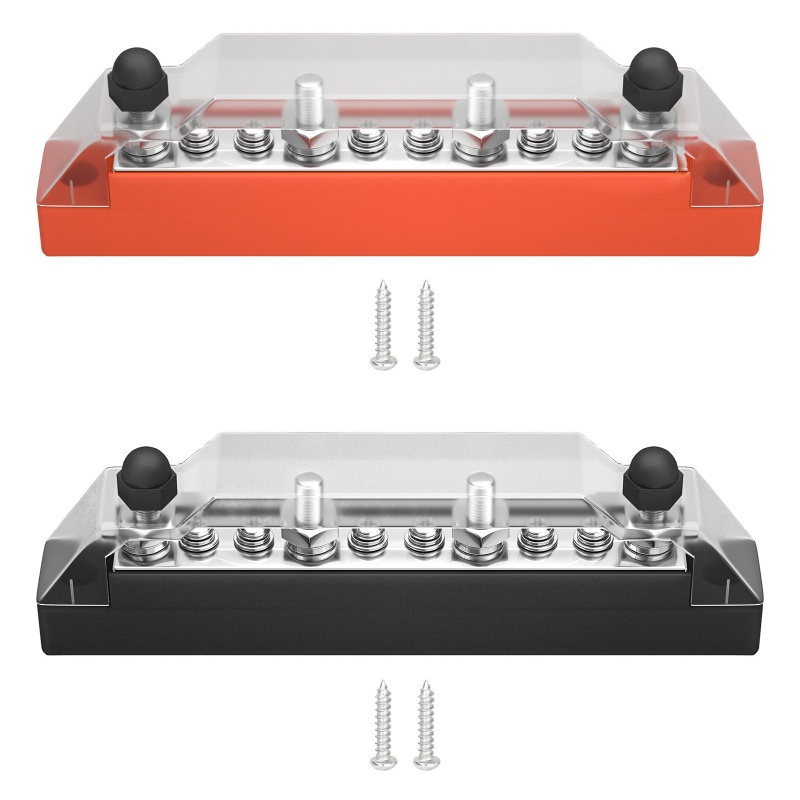 mm 4 x M6 Terminal Block Studs 6 x M4 48V Junction Block Bus Bar Power ...