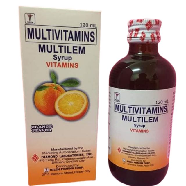 bellavita88 Multivitamins Multilem Syrup 120ml | Shopee Philippines