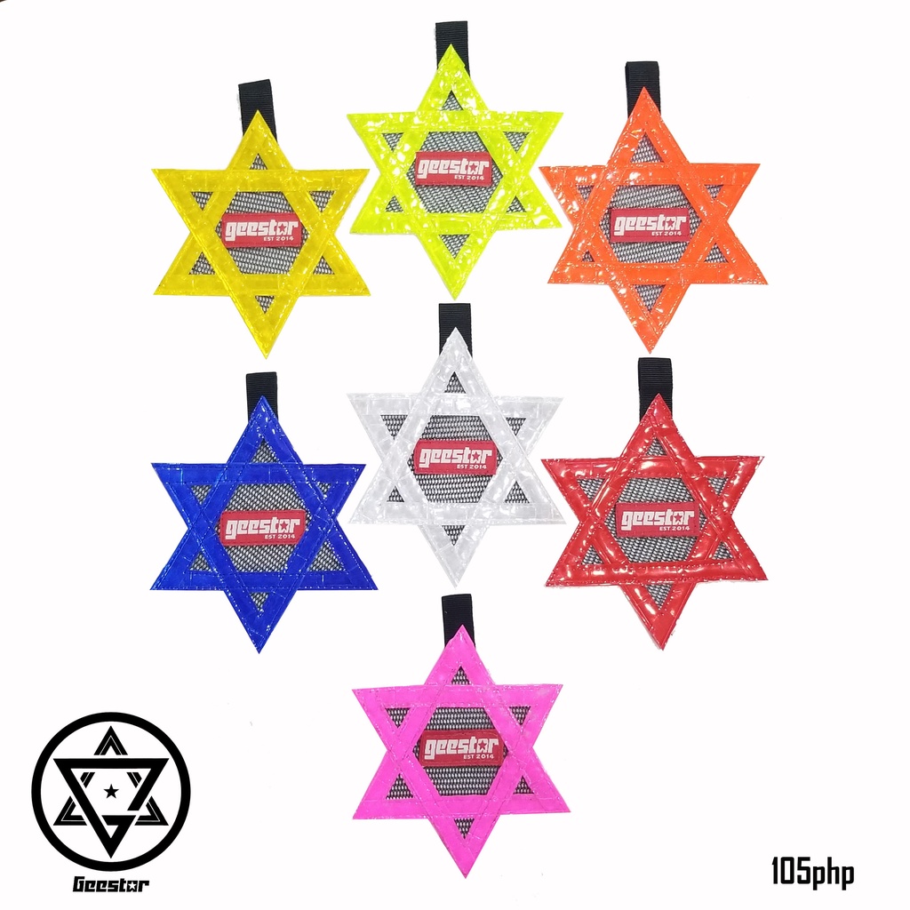 Safety Reflective Triangle Star of David Bike Electric Scooter ...