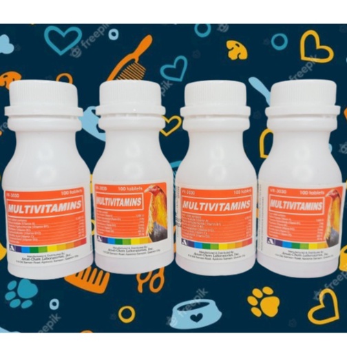 [VET SUPPORT II] 4 BOTTLES MULTIVITAMINS VITAMIN B12 FOR GAMEFOWL ...
