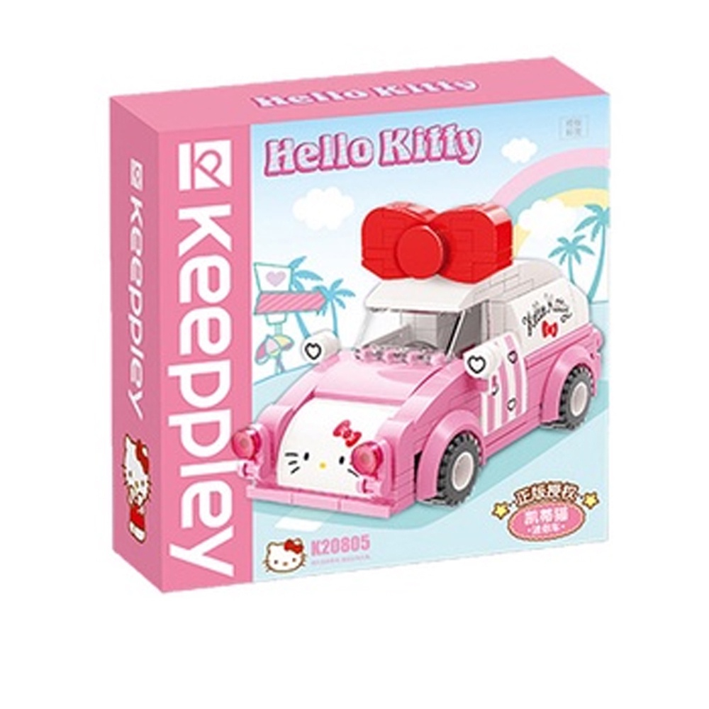 Keeppley Hello Kitty Series 12cm Mini Car Building Blocks Bricks Toys ...