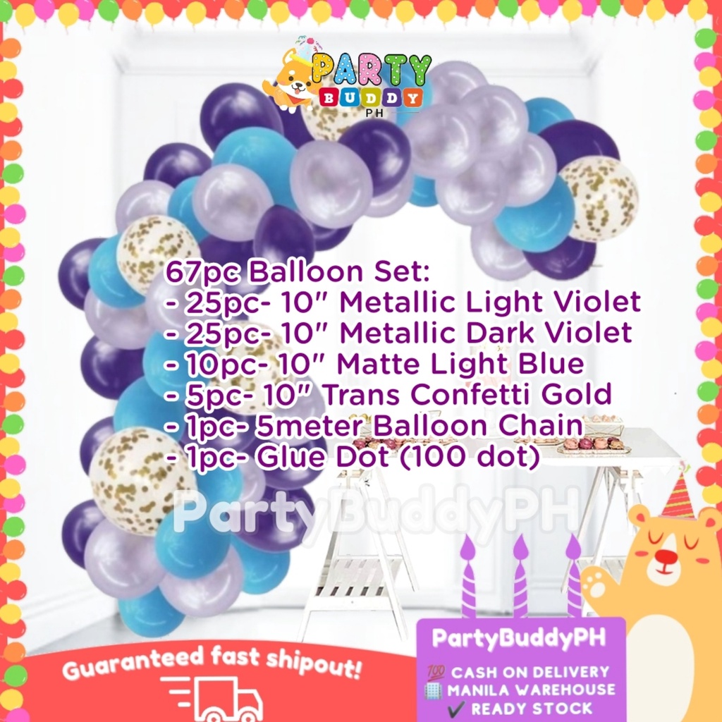 NEW! 67pc Garland 3-Tone Triple Balloon Set (With Balloon Chain ...