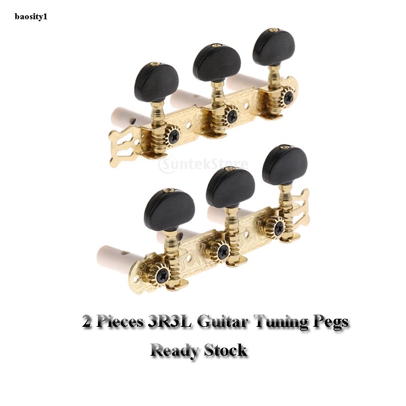 2 Pieces 3R3L Pegs Acoustic Concert Guitar Peg Mechanics | Shopee ...