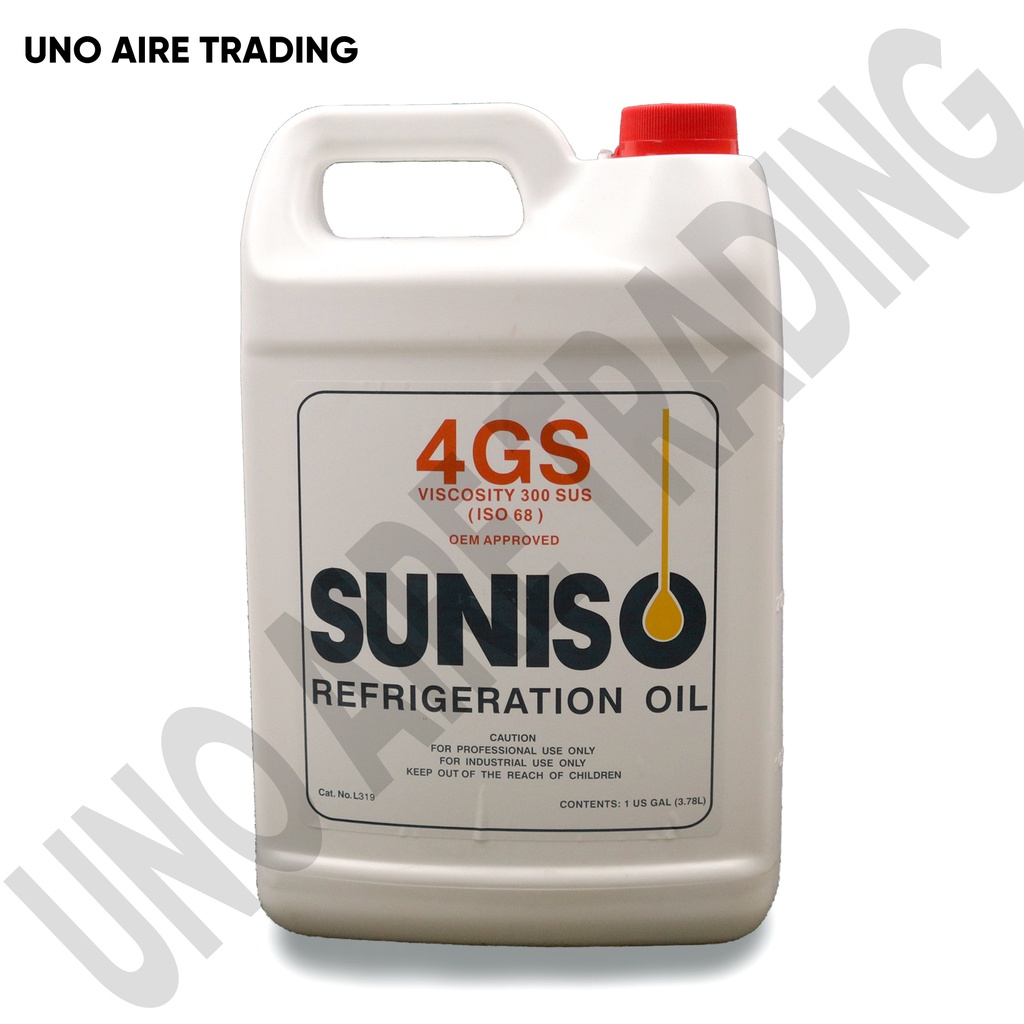 Suniso Oil 3GS, 4GS, 5GS Refrigeration Oil 1 US Gal. (3.78L) Made in USA | Shopee Philippines