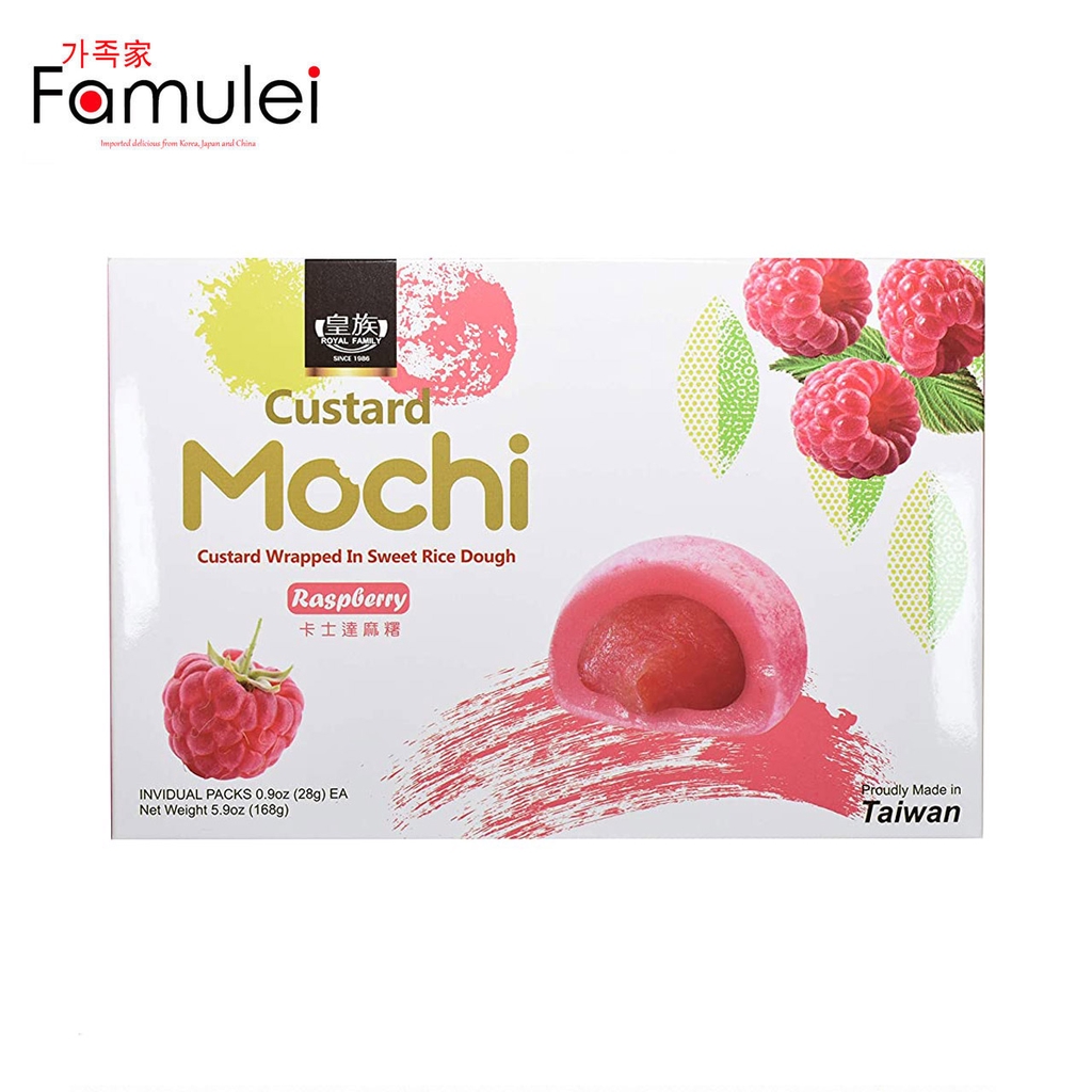 Royal Family Raspberry Custard Mochi 168g | Shopee Philippines