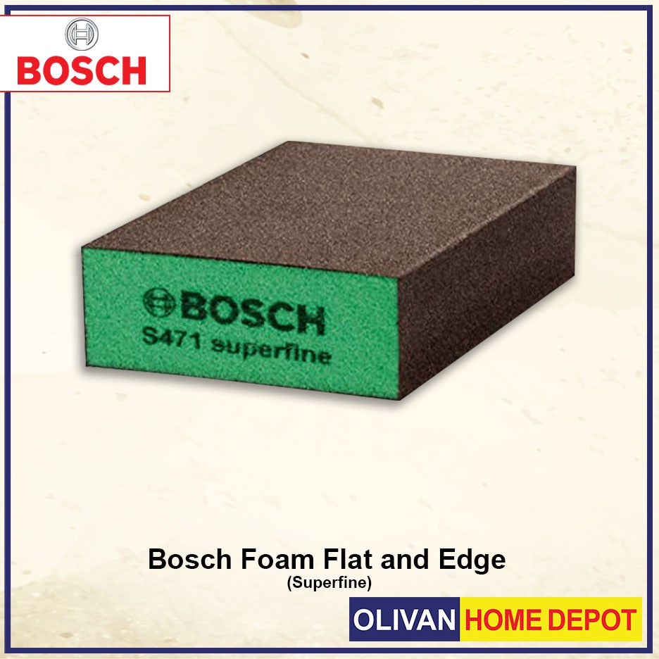 BOSCH Accessories Sanding Foam Pad (Flat and Edge) - Super Fine Green ...