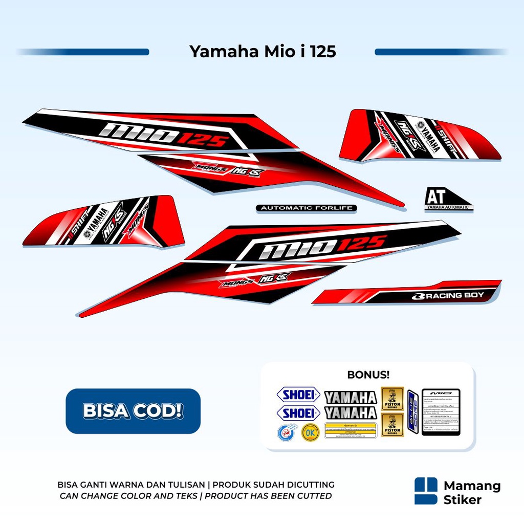 Striping Yamaha Mio M3 Variation (38) Original Mio i 125 125i Racing ...