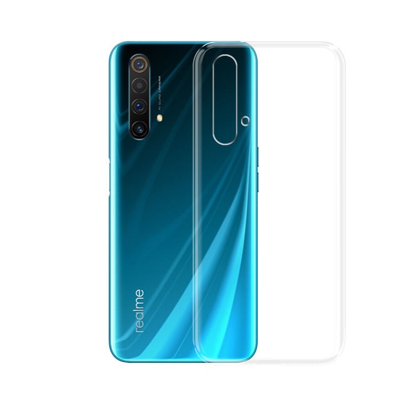 Realme X3 SuperZoom Case Transparent Silicon Soft TPU Back Cover Realme ...