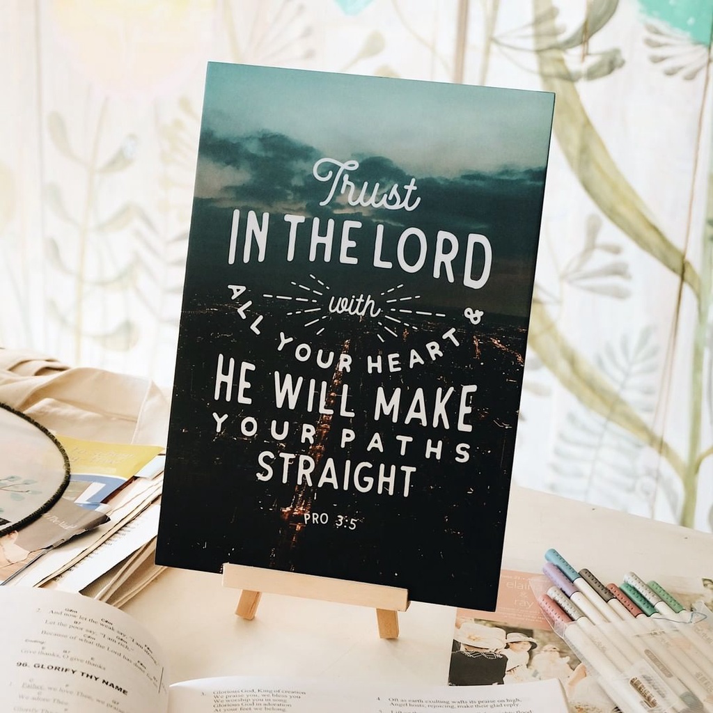 Papemelroti Inspirational Rectangular Decoposter | Bible-verse | Home ...