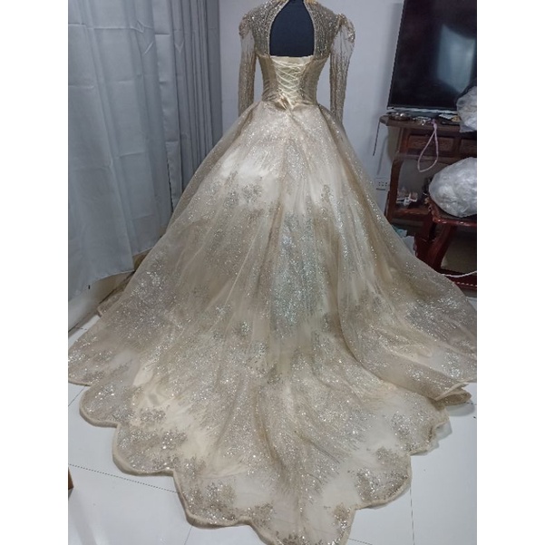 Gold Luxury Debut Gown | Shopee Philippines