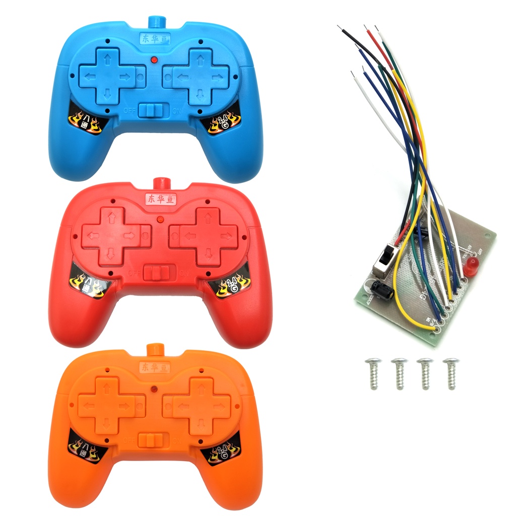 2.4G 8CH Remote Control Transmitter with Receiver Board for DIY RC Boat ...