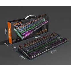 iMICE MK-X60 wired mechanical gaming keyboard RGB lighing modes 87keys ...