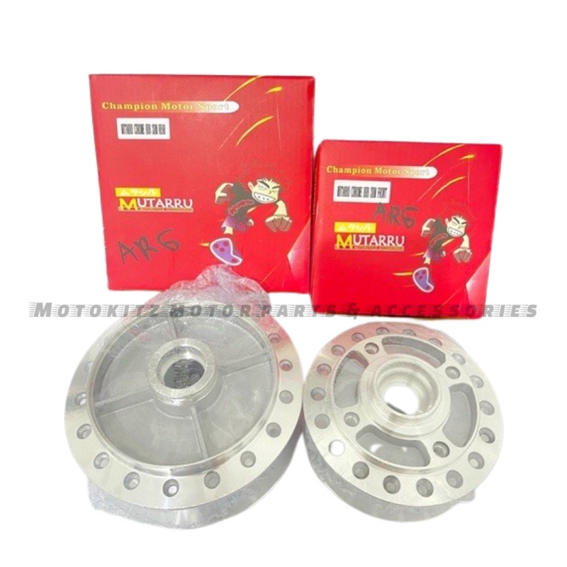 Mutarru Hub Set Chrome for Wave125 | Xrm Front and Rear | Shopee ...