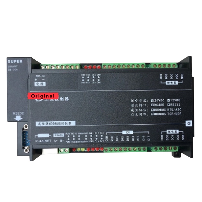 8do Normally Open Relay Output 8di Switch Input Rj45 Tcp Ethernet Io Module Modbus Controller