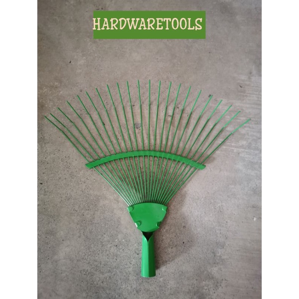 Garden Rake / Lawn Rake 22 Teeth / Grass Lawn Rake Scraper / Leaf Rake ...