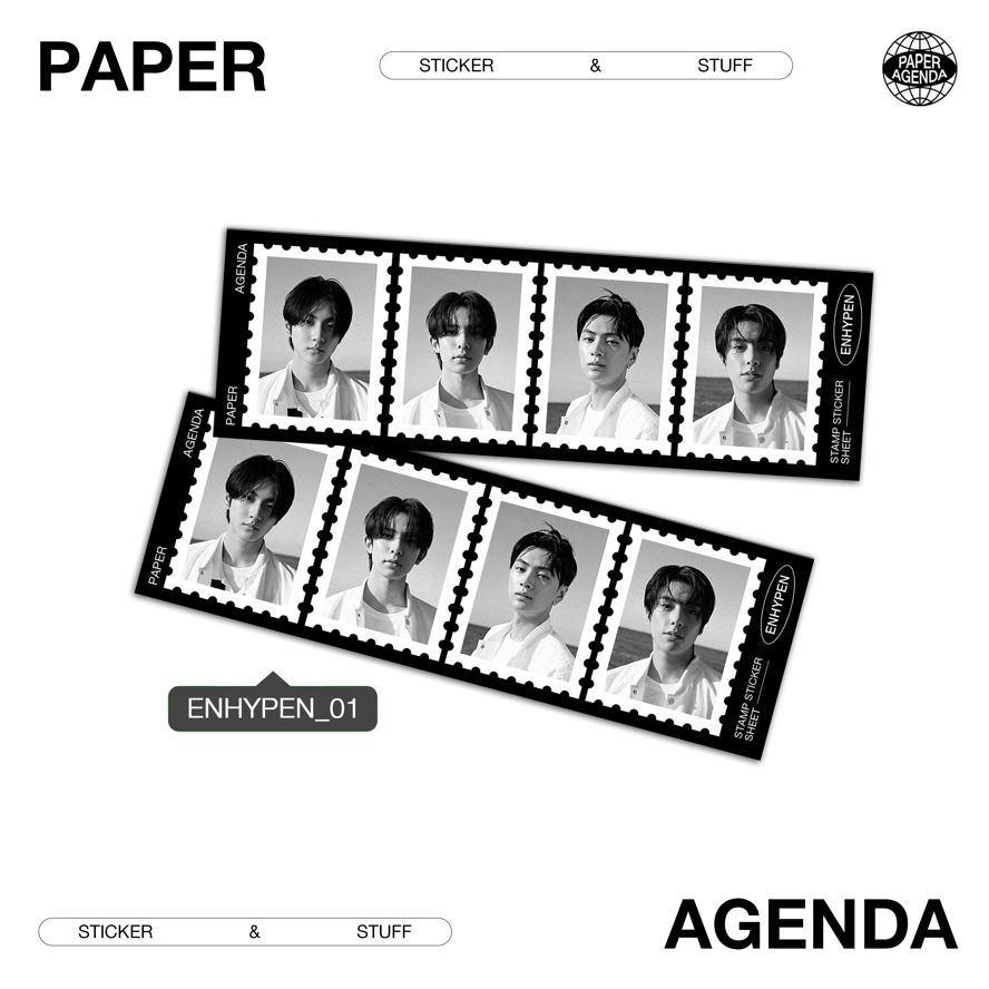 ENHYPEN KPOP Stamp Sticker Sheet | Shopee Philippines