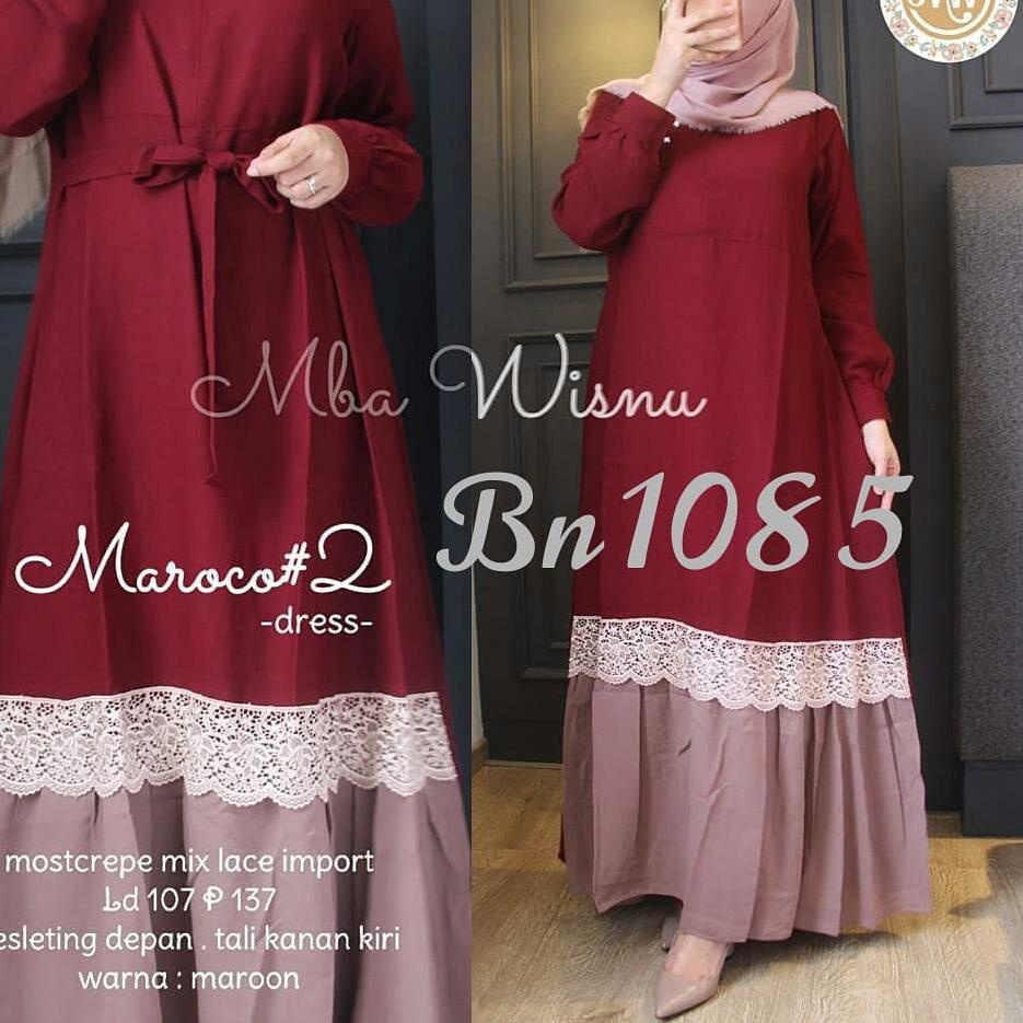 Maroco Dress M-XXL Muslim Jumbo Robe Clothing Plain Teenage Women 2021 ...