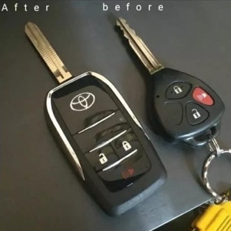 Toyota Innova Flip Key Folding Key Case/Fortuner/Yaris/Nav1/Alphard ...