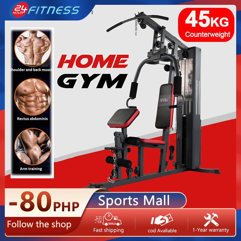 All in 1 Multi Function Quality Home Gym Station: Fitness Workout Press ...