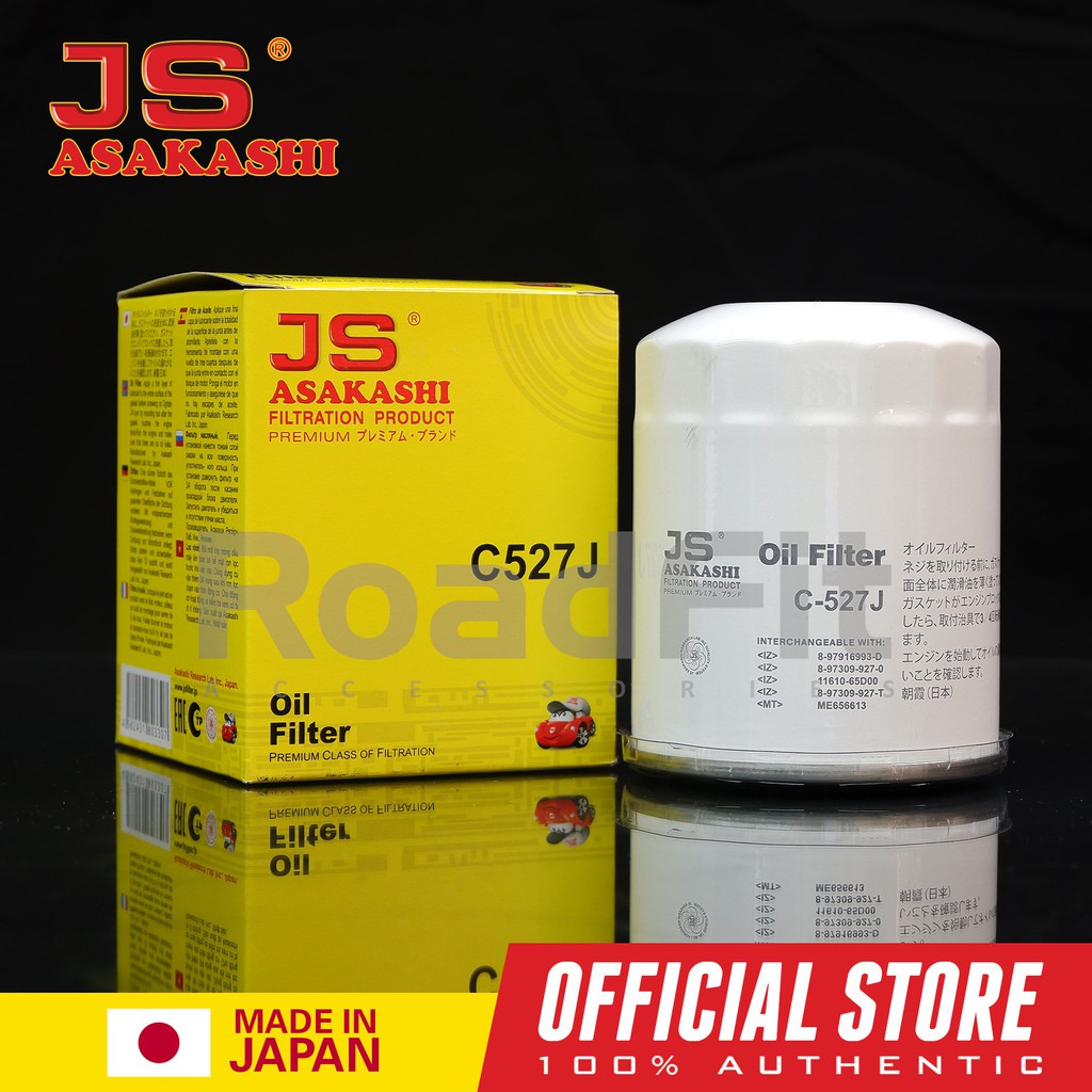 JS ASAKASHI Oil Filter C527J(Outlet) | Shopee Philippines