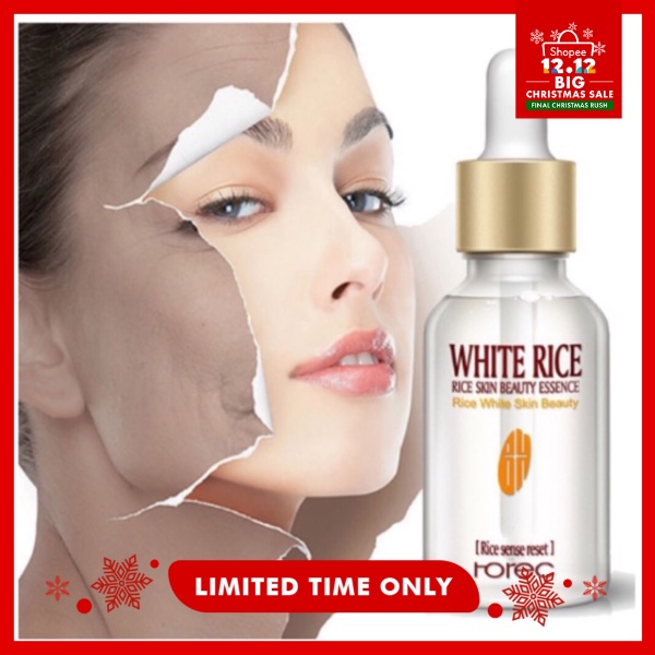 Authentic Rorec White Rice Serum Reduces Wrinkles Dark Spots Shopee