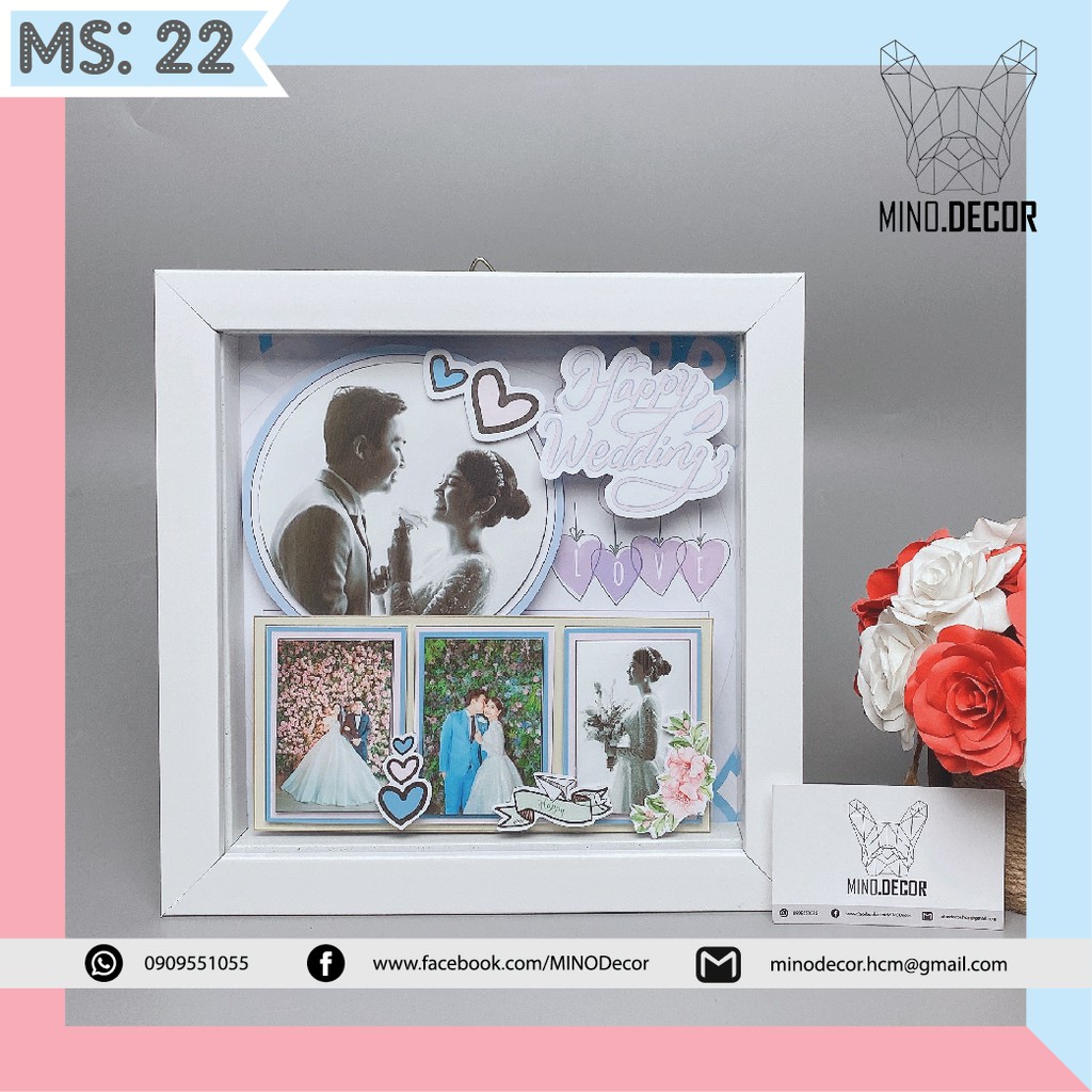 Diy floating photo frame-[MS:22]-Regular Photo Frame-Size 20x20cm ...