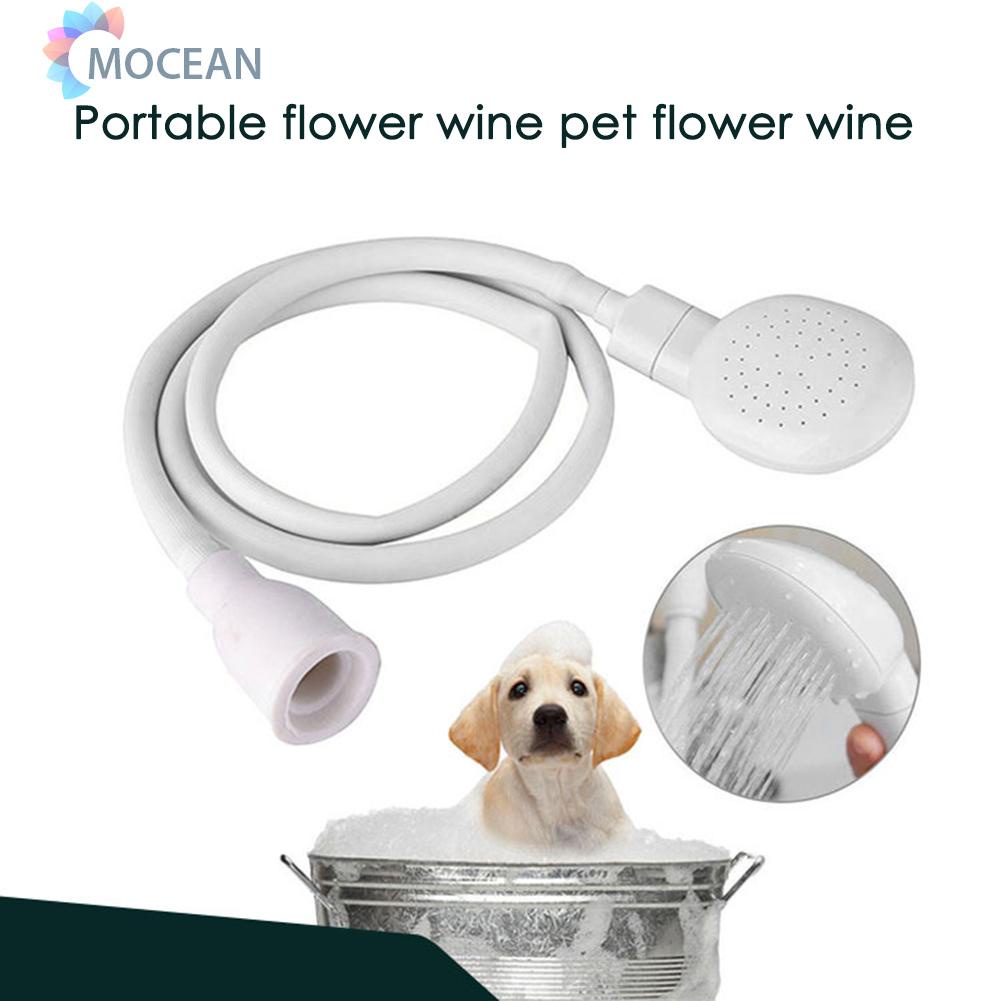 Pets Shower Head Pet Dog Cat Shower Head Handheld Tub Faucet Spray ...