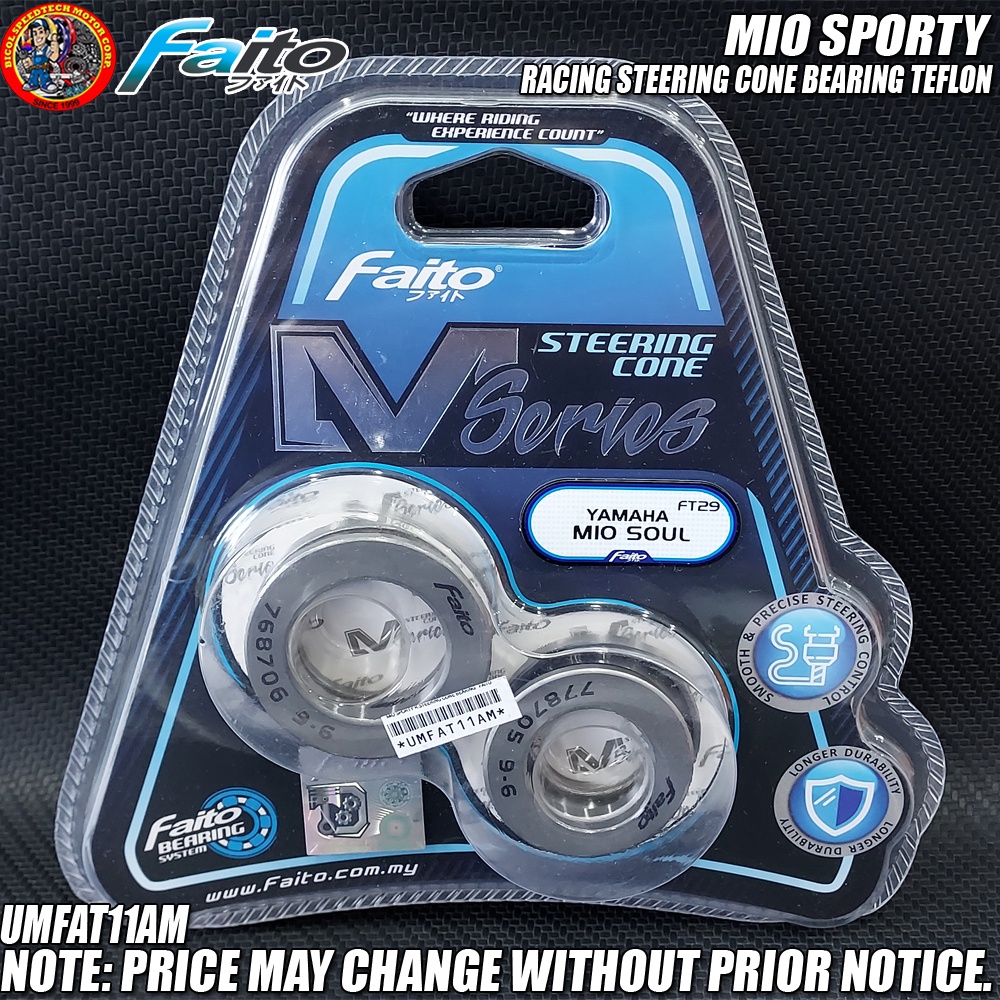 MIO SPORTY RACING STEERING CONE BEARING "FAITO" TEFLON (UMFAT11AM ...