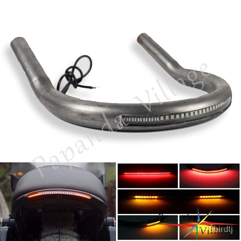 jdsMotorcycle Steel Cafe Racer Upswept Rear Seat Frame Hoop Brat Style ...