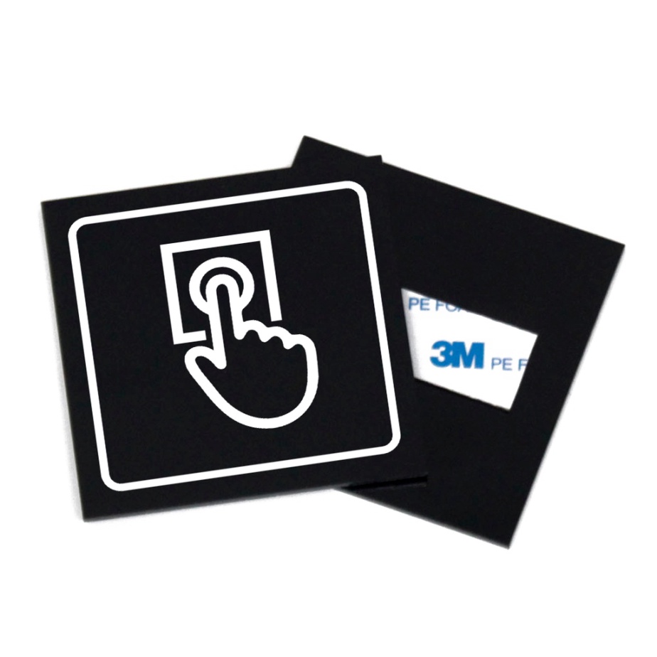 TOMBOL Unique bell button signage - bell button sign board - bell sign ...