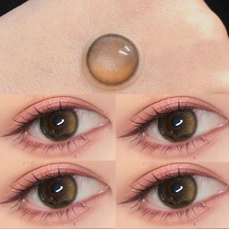 Jewelens 2 Pieces/pair of Colored Contact Lenses Heart Contacts Natural ...