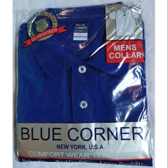 Blue Corner Polo Shirt for Men - Royal Blue | Shopee Philippines