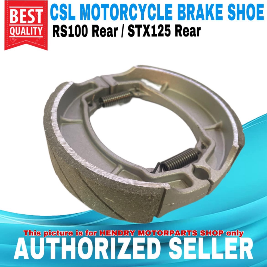 HDR REAR BRAKE SHOE FOR YAMAHA RS100 / STX125 / YTX125 MOTORCYCLE JAPAN ...