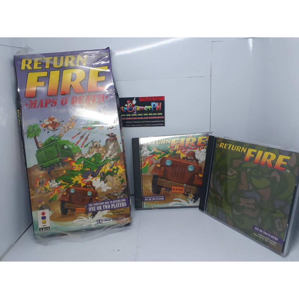 3DO PANASONIC RETURN FIRE : MAPS O' DEATH COMPANION DISC | Shopee ...