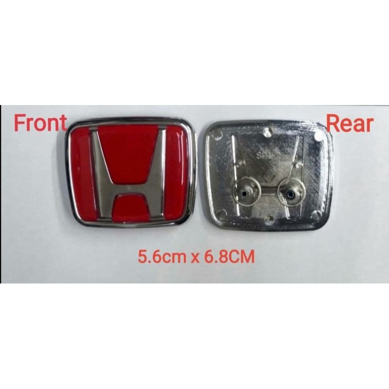 Honda Accord /City /Civic /SM4 /SV4 /EK /EG Front & Rear Emblem Logo ...